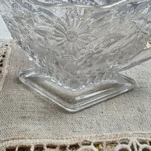 Indiana Glass | Dining | Vintage Indiana Glass Pineapple Floral Creamer ...
